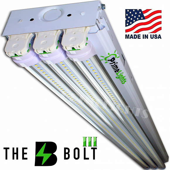 The BOLT – 3 Lamp LED Shop Light – 9,300 Lumens (Clear Lens) – PrimeLights