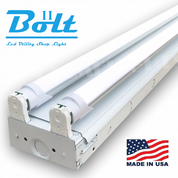 The BOLT – 2 Lamp LED Shop Light - 44 Watt PL-BLT44WFR – PrimeLights