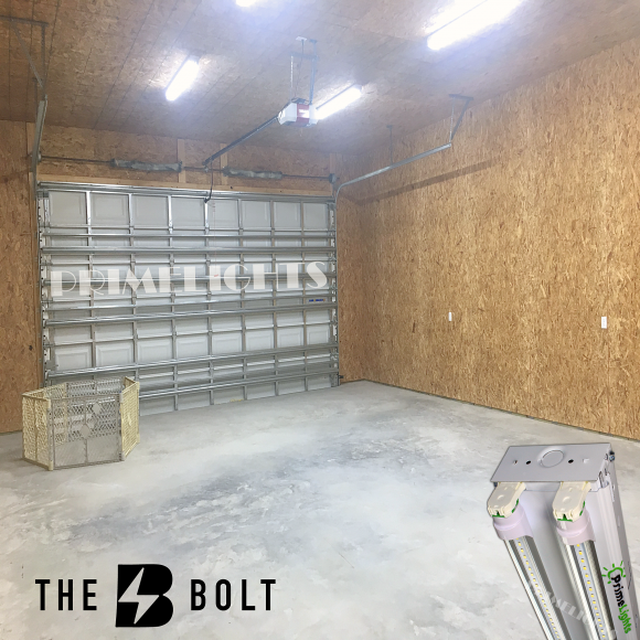 4 Foot 2 Lamp Shop Light with Emergency Battery Backup Made in the USA ...