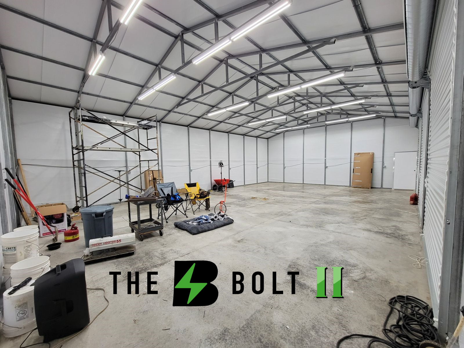 4 Foot 2 Lamp Shop Light with Emergency Battery Backup Made in the USA ...