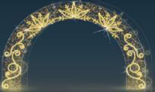 13ft LED Star Archway Walkthrough Decor – PrimeLights